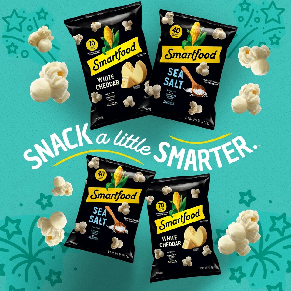 Smartfood Popcorn, White Cheddar, 9.75 oz, Pack of 2 | eBay