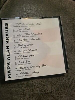 Mark Alan Krauss CD Rare 1999 Private Press Tennessee Gospel | eBay