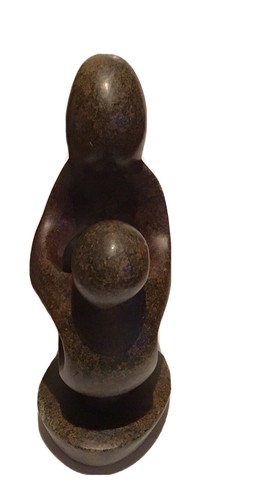 Zimbabwe Shona Brown Rapoko Stone Sculpture African Art Mother & Child ...