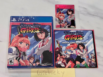 River City Girls (PS4) NEW SEALED W/CARD+CD, CASE FRESH MINT, RARE LRG ...