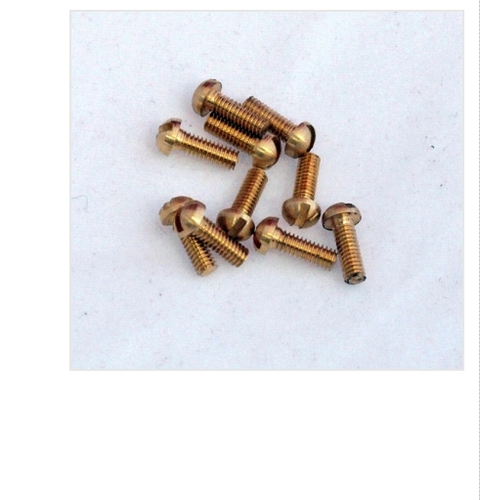 0BA 2BA Round Slot Slotted Brass Machine Screw Screws | eBay