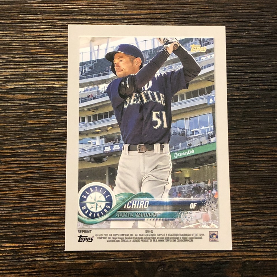 Ichiro Suzuki Card 2021 Topps #TDH-23 Insert Seattle Mariners | eBay