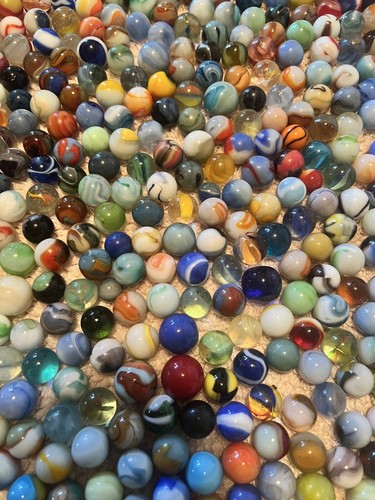 Vintage (‘60’s & ‘70’s) Marbles - All Kinds & Sizes / 25 Marbles For ...