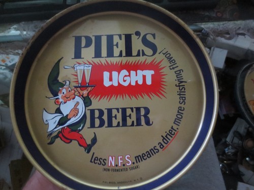 Vintage Piels Light Beer 12" Diameter Round Metal Beer Tray | eBay