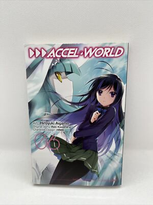 Accel World Volume 6 English Manga Hiroyuki Aigamo FREE SHIPPING | eBay