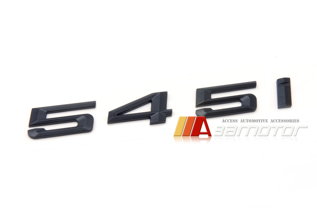 Matte Black Trunk Rear Emblem Number Letters 545i fit for BMW E60 F10 5 ...