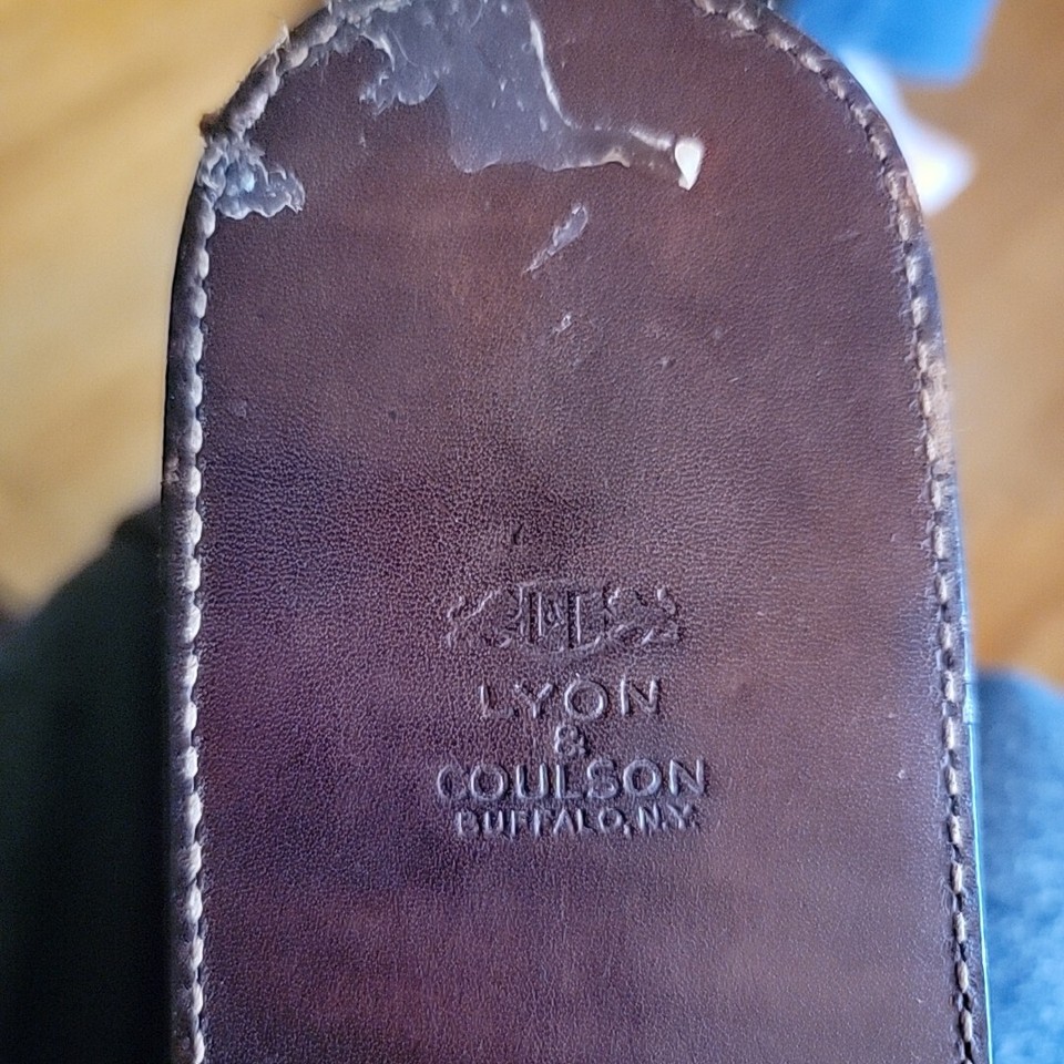 Lyon Coulson Vintage Leg O Mutton Breakdown Shotgun Leather Case Gun ...