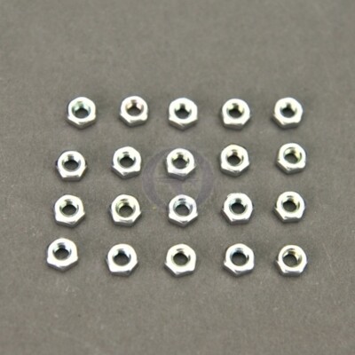 PD1679 Thunder Tiger Nuts M3, Steel, Silver (20) TRA^ | eBay