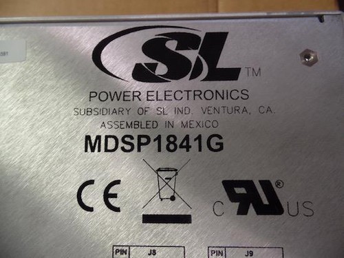 SL POWER ELECTRONICS MDSP1841G LVLE2 POWER SUPPLY | eBay