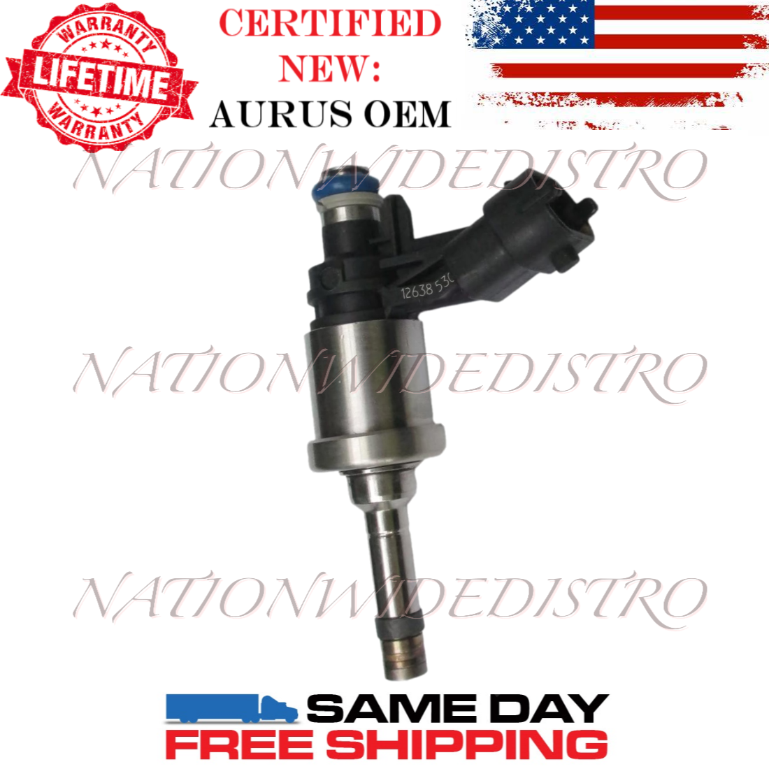 1x OEM NEW AURUS Fuel Injector for 2009 2010 2011 GMC Acadia 3.6L V6 ...