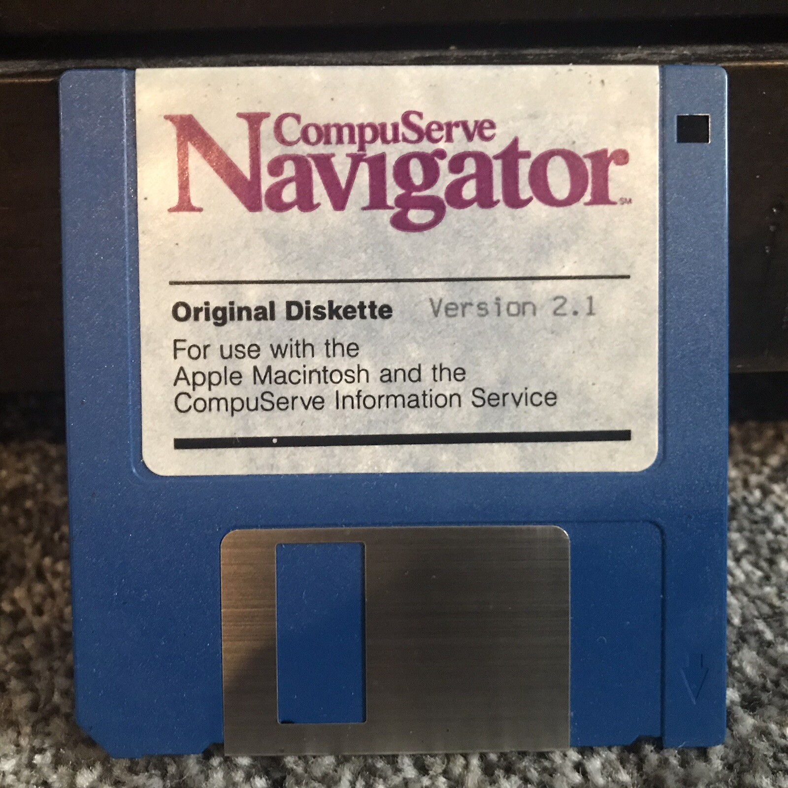 Vintage- Compuserve Navigator V 2.1- Apple Macintosh Mac Disk - 1989 | eBay