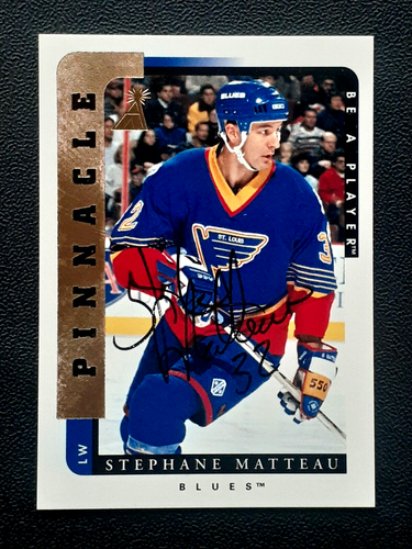 STEPHANE MATTEAU 1996-97 BE A PLAYER AUTOGRAPHS 96-97 NO 169 51819 | eBay