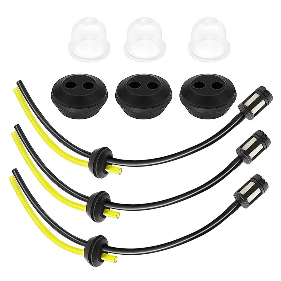 Convenient Grass Trimmer Fuel Line Filter Kit 9Pcs for Garden Tool ...