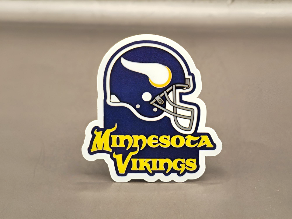 Football Inspired Stickers Skol Purple Reign Viktor Minnesota Vikings ...