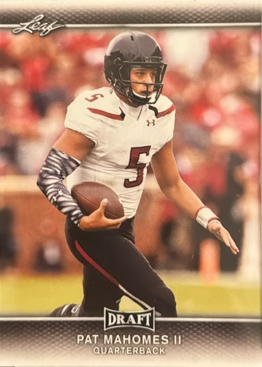 2017 LEAF DRAFT #56 PAT MAHOMES II - PSA 9 - ROOKIE | eBay