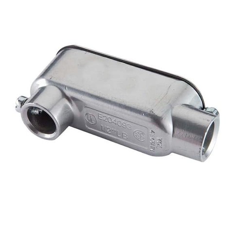 1/2 in. Electrical Metallic Tube (EMT) Type LB Set-Screw Conduit Body ...