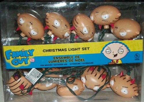 Family Guy Stewie Devil Horn Satan Xmas Tree Holiday Light Halloween ...