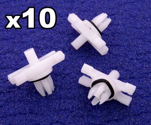 10x BMW E46 Trim Clips for Roof Rain Gutter Plastic Moulding Trims ...