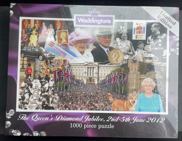 Diamond Jubilee Waddingtons Jigsaw Puzzle 1000 Limited Edition & for ...