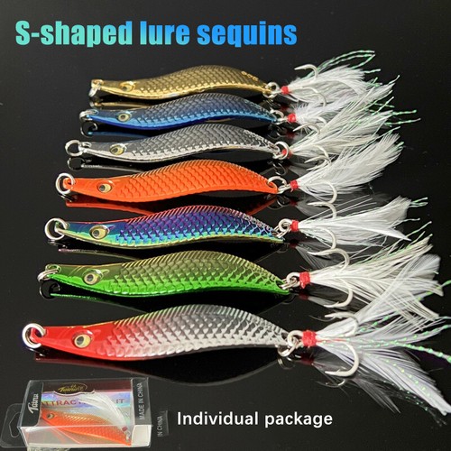 S-Shaped Fish Shaped Path Sub 5g/7g/10Shiny Dragon Fish 7-Color Fake ...