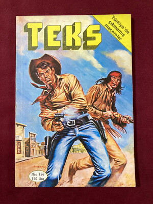 TEX Turkish Comic Book 1980s Turkish Western Comic #156 RARE | eBay