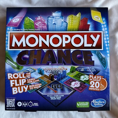 Monopoly Chance Board Game for Adults and Kids | Fast-Paced Family ...