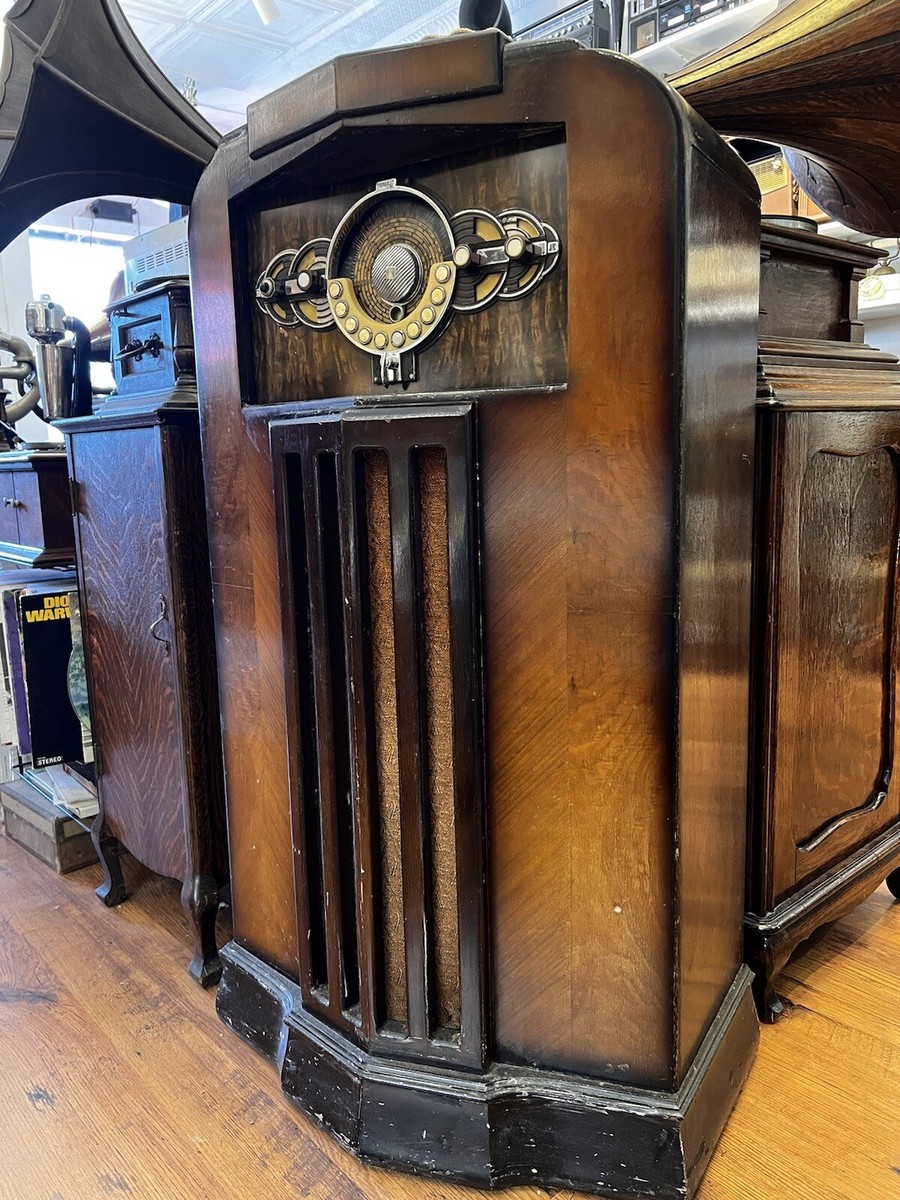 Details About Rare 1930s Midwest Console Radio Works