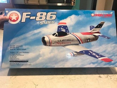 Hobby Lobby F-86 Sabre Jet RC Airplane PNP Ver. Sky Blazer (Pre-Thunder ...