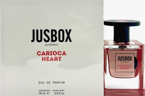 JUSBOX CARIOCA HEART EAU DE PARFUM SPRAY UNISEX 2.6 Oz / 78 ml BRAND ...