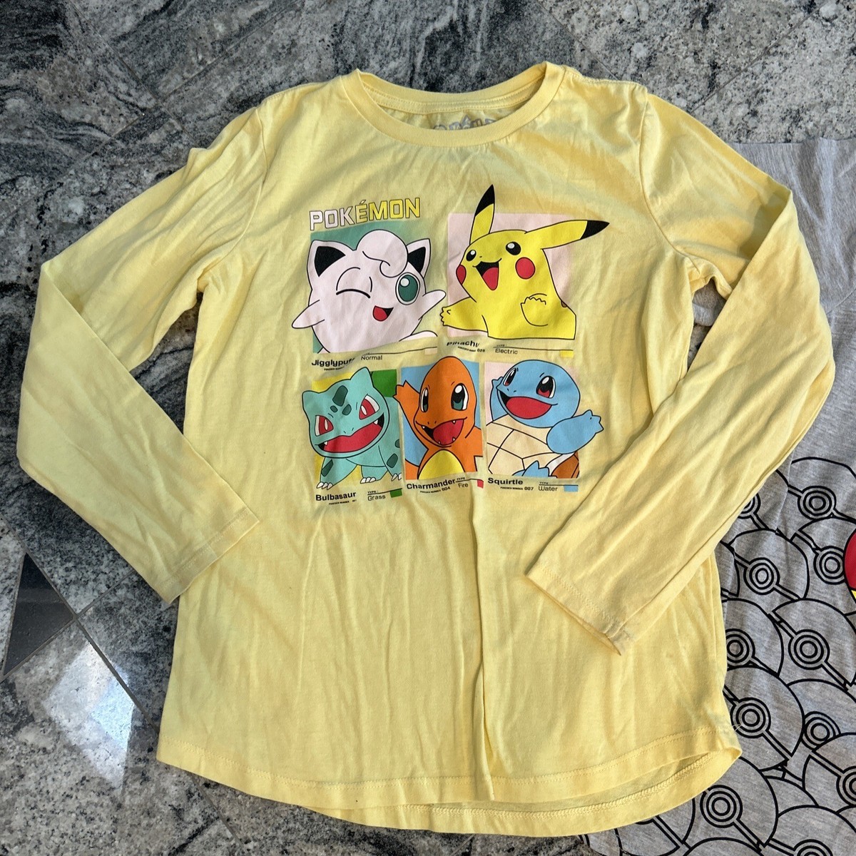 Pikachu Pokémon Kids 14-16 Vguc Long Sleeve T Shirt Set Lot Pikachu Pokémon Kids 14-16 Vguc Long Sleeve T Shirt Set Lot