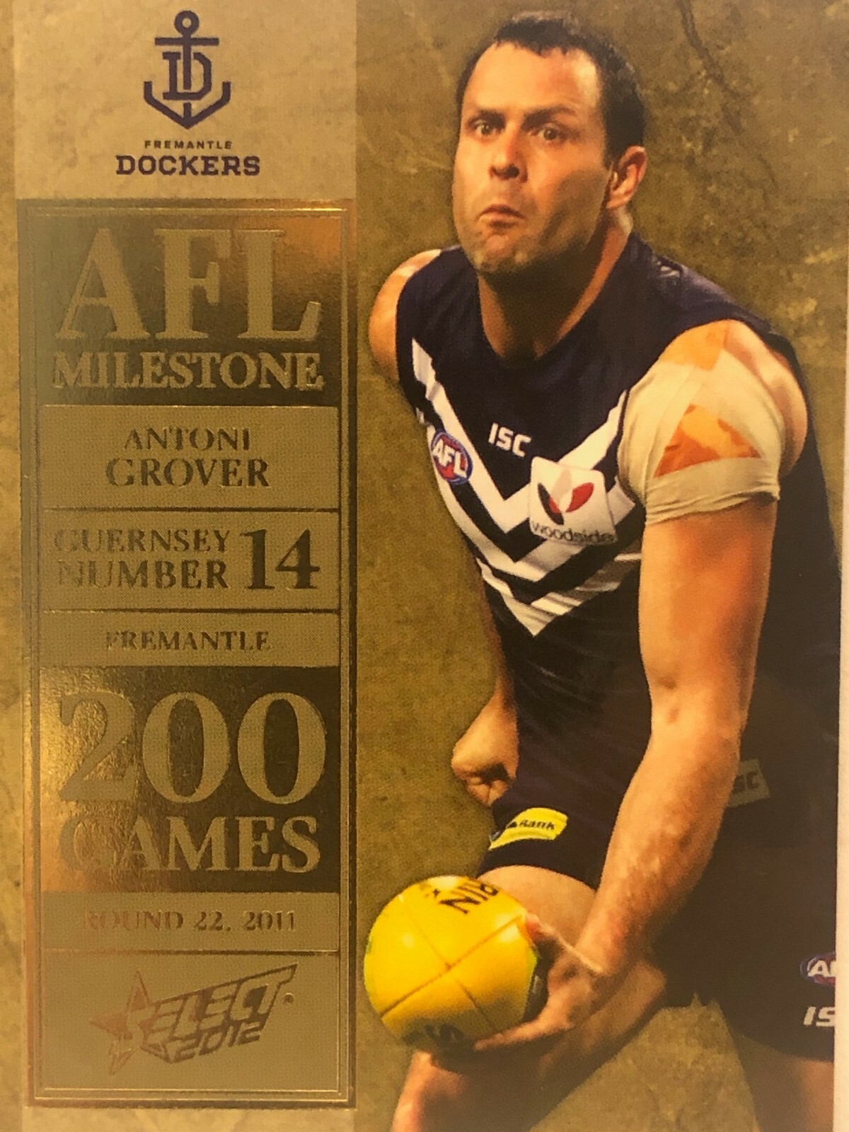 2012 Select Champions Milestone MG21 Antoni Grover | eBay