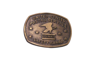 USPS SAFETY AWARD BELT BUCKLE | eBay