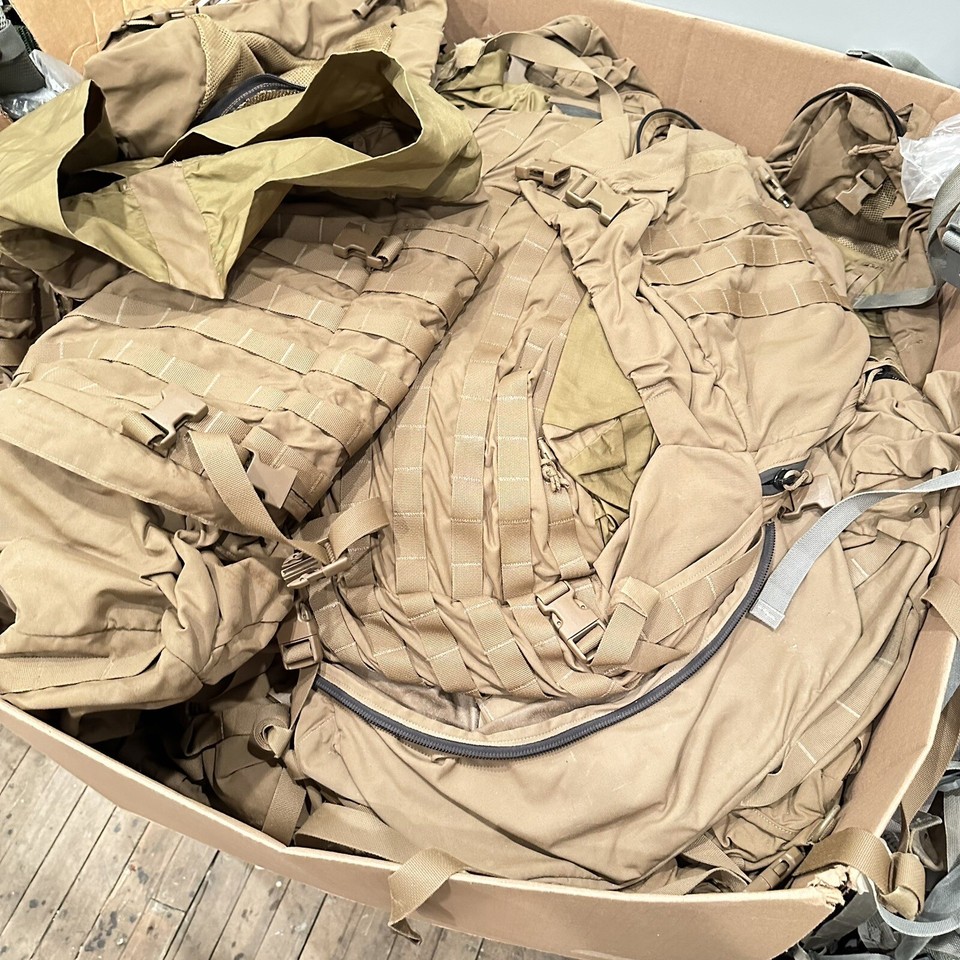 USMC Main Pack FILBE Field Bag Coyote Brown Backpack Large Marines ...