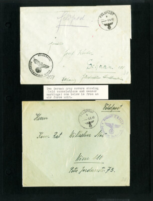 Germany 2x Early Censored Covers | eBay