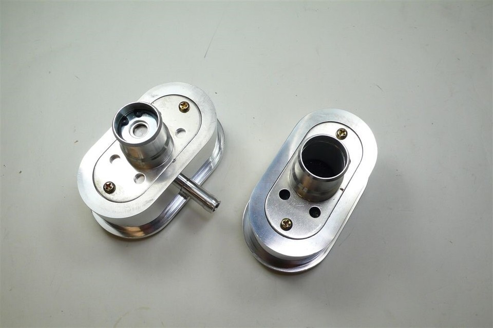 Small Block Chevy SBC Aluminum Tall Valve Cover 12" Washable Air ...