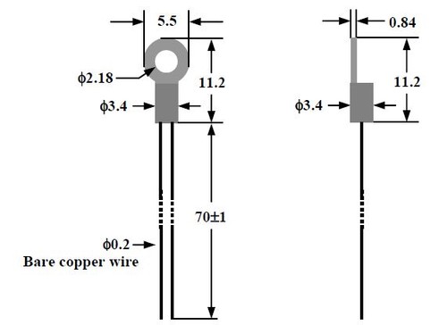 20x 100K High Stability NTC Thermistor 5.5mm RepRap Prusa Mendel Bed and Hot End | eBay