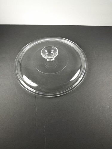 PYREX Clear Glass Replacement Lid Corning Ware Round Casserole Dish G-1 ...