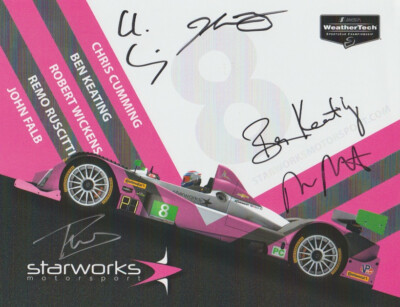 2017 Starworks Motorsport #8 Chevy Oreca PC signed Rolex 24 IMSA WTSC ...