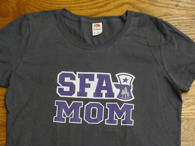 Stephen F Austin SFA LumberJacks Mom New Gray Short Sleeve Tee Shirt ...
