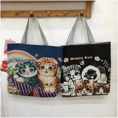 Large Hand Carry Bag Canvas Embroidered Shoulder Bag Women Shoulder ...