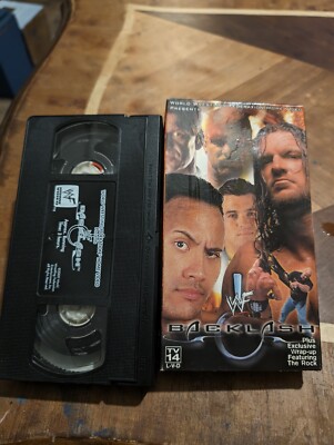 WWF - Backlash 2000 (VHS, 2000) Wrestling WWE Stone Cold Steve Austin ...
