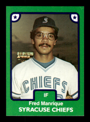 1984 TCMA # 12 Fred Manrique Card (ML2) Syracuse Chiefs | eBay