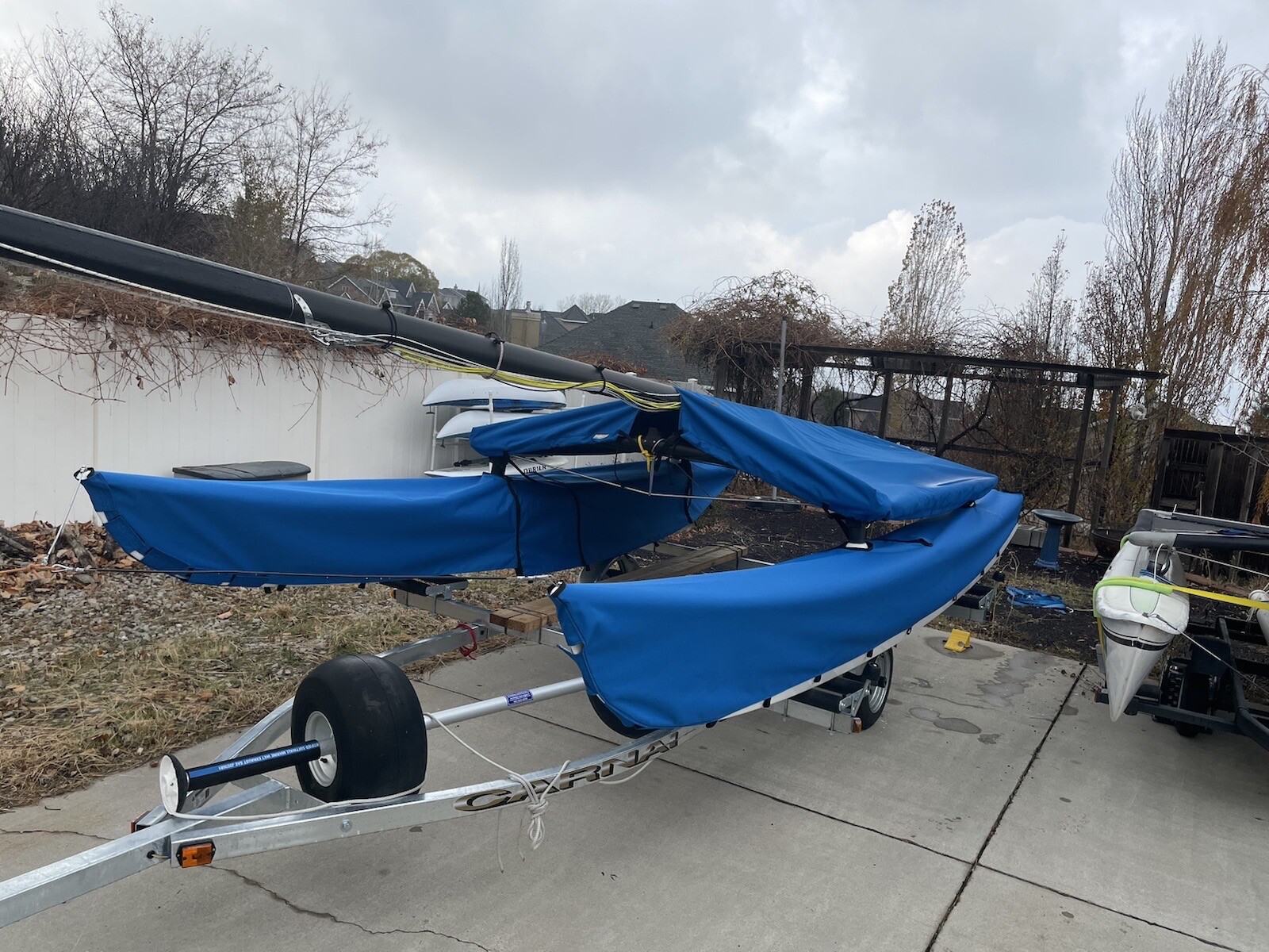 HOBIE CAT 16 Hull Covers Pair New Blue Polyester, Port And Starboard | eBay