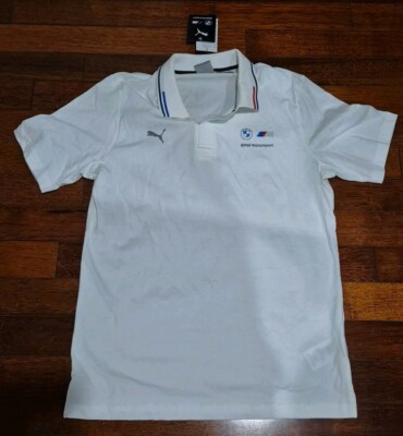 Genuine BMW Motorsport Puma White Polo Shirt 80145A21706 | eBay Australia