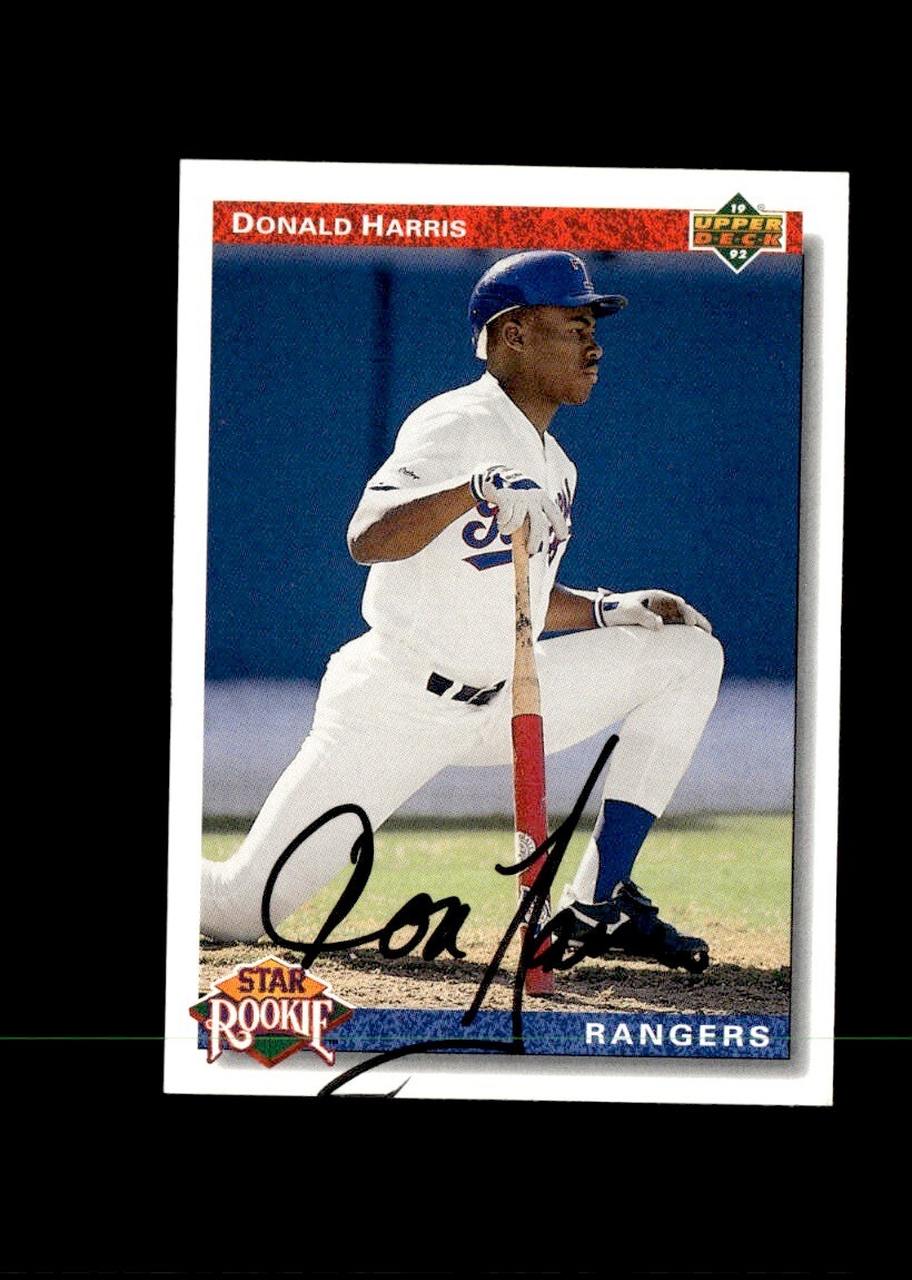 Donald Harris 1992 Upper Deck Rangers authentic autographed card | eBay