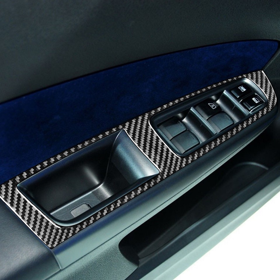 54Pcs Real Carbon Fiber Kits Whole Interior Trim For Subaru Impreza WRX ...