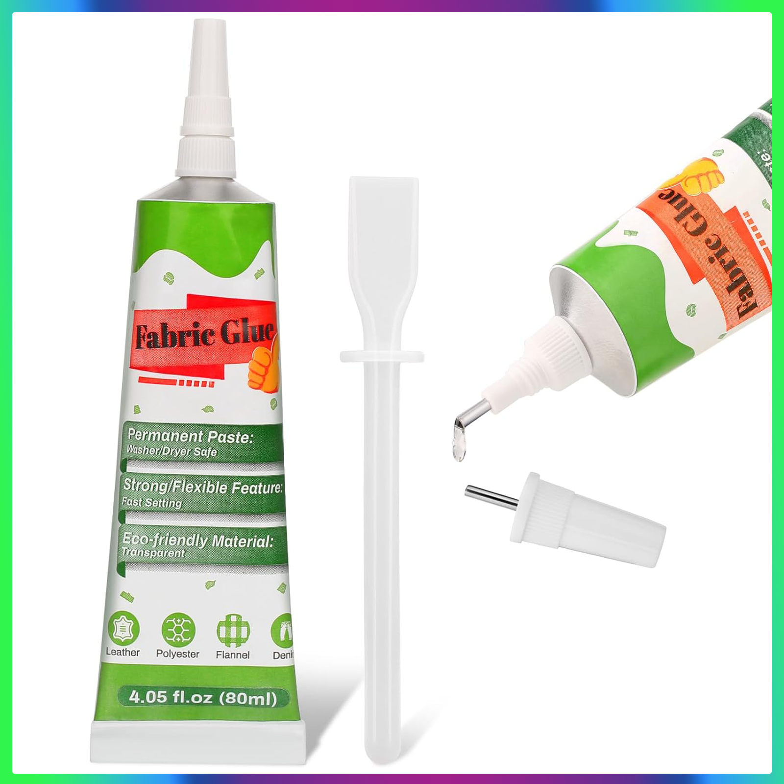 Fabric Glue Mighty Mend it Fabric Glue Permanent Clear Washable ...