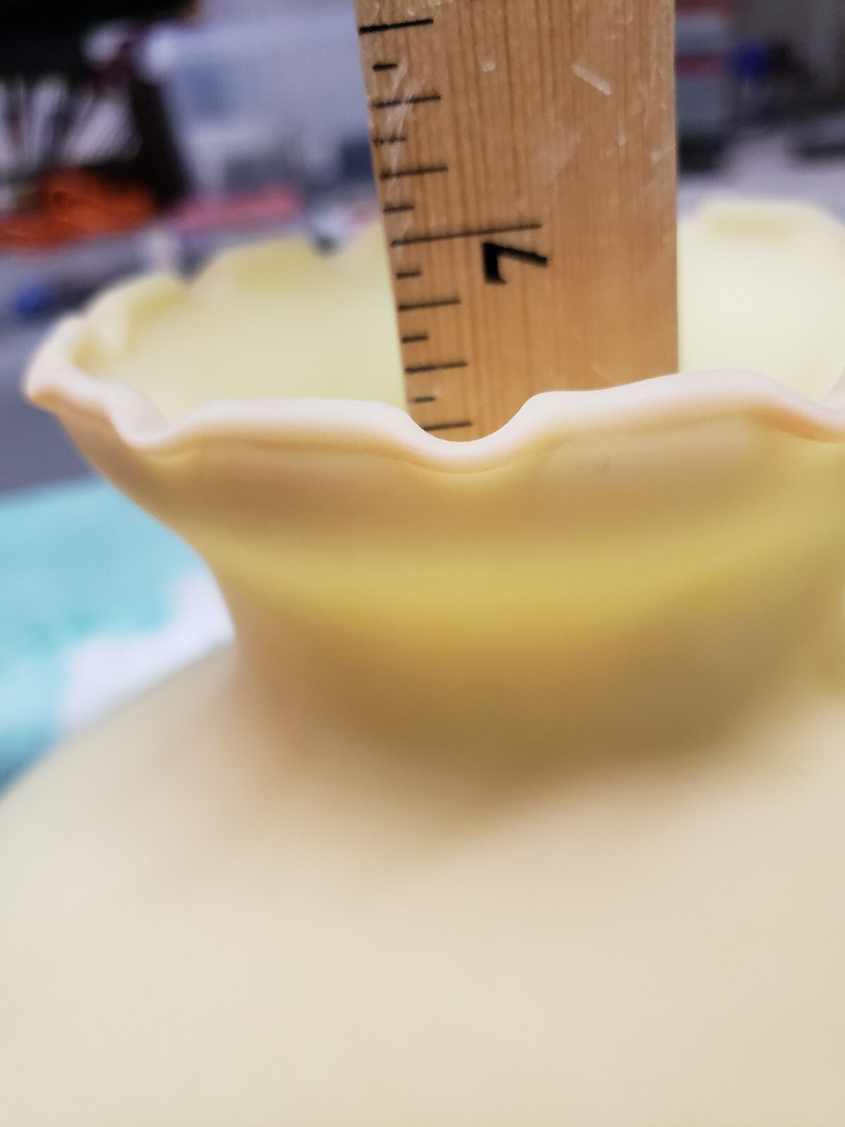 Vintage Signed Ticky Baniak Floral Rose Hurricane Lamp Shade Glass 9.5 ...