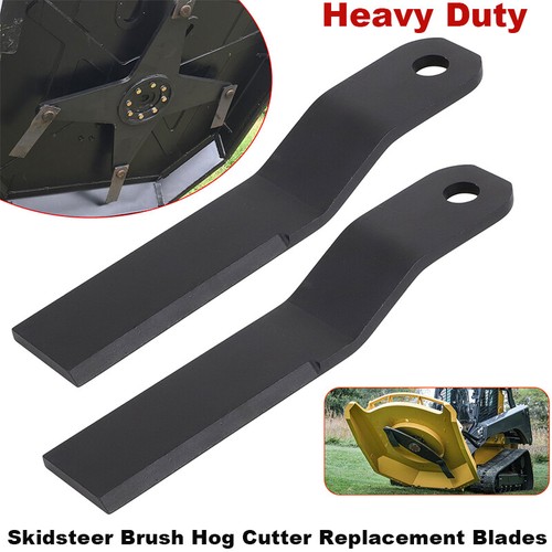 2x For Wolverine Skidsteer Brush Hog Cutter Replacement Grass Mower ...