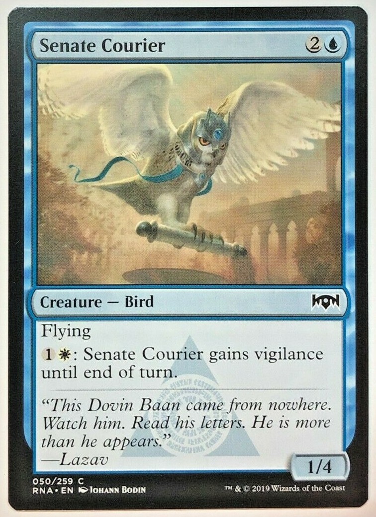 MTG Senate Courier Ravnica Allegiance 050/259 Regular Common | eBay
